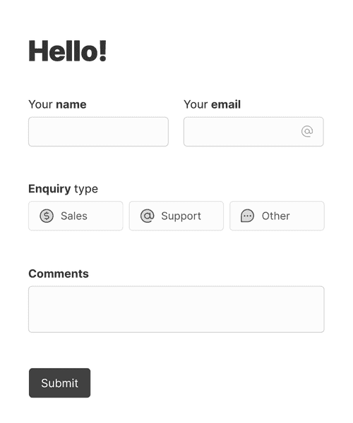 60+ Curated Form Templates by Formcrafts
