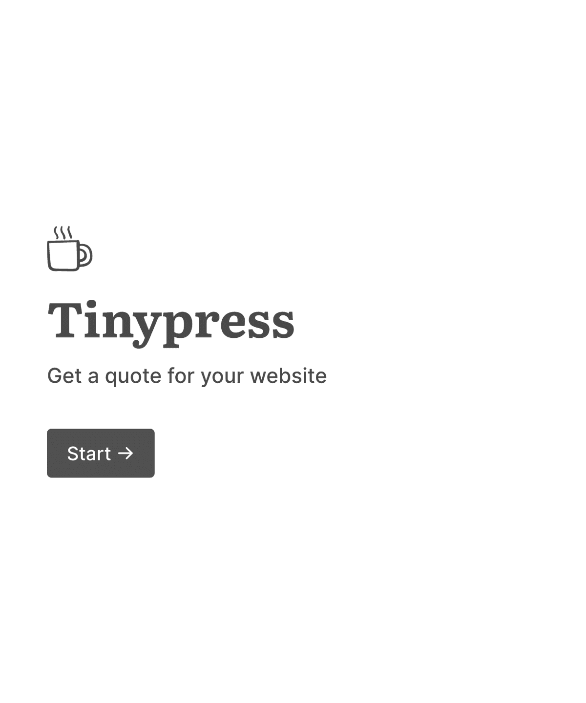 Website Development Quotation Request Form Template